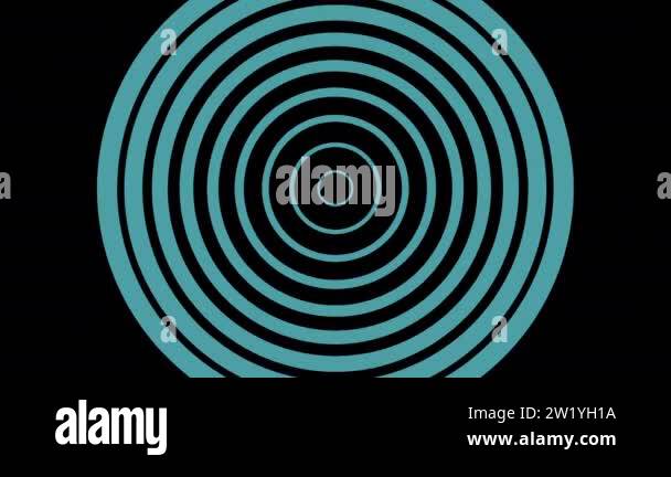 Graphic object that appears in the center and increases in size, until ...