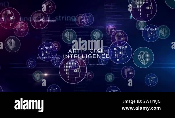 Artificial Intelligence Neural Network Computer Cybernetic Brain Deep Machine Learning