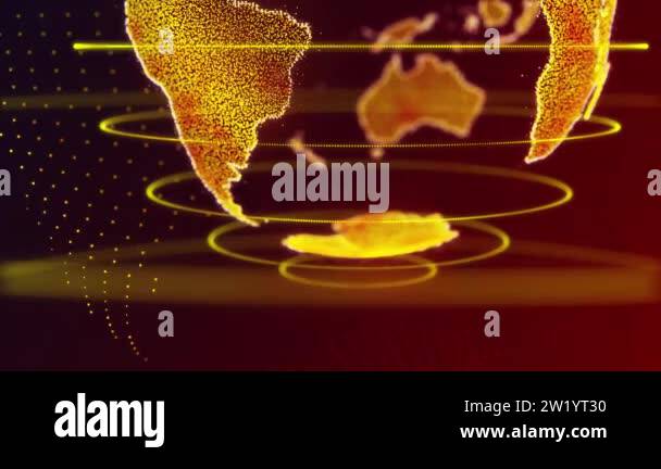 Global Network Connected. Concept Digital World Networks. Abstract ...