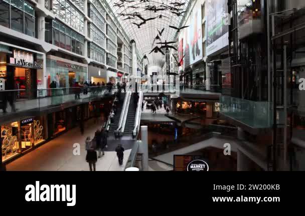 Toronto eaton center shopping Stock Videos & Footage - HD and 4K Video ...