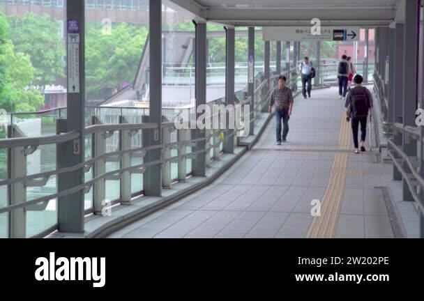 Hakata station pedestrian bridge Stock Videos & Footage - HD and 4K ...