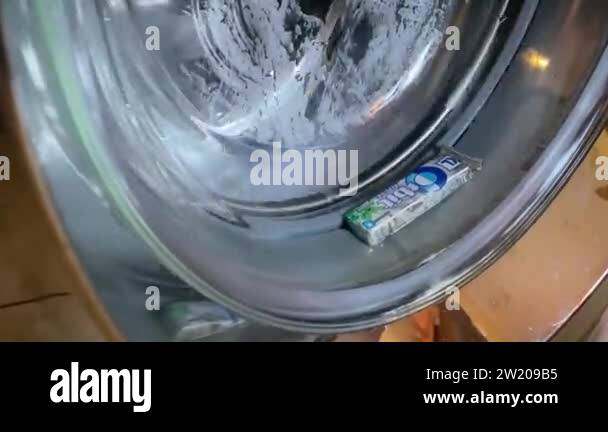 09.10.20 Minsk, Belarus. Close Up Orbit chewing gum in the package and ...