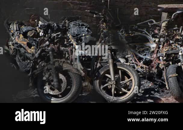 Burnt motorcycles Stock Videos & Footage - HD and 4K Video Clips - Alamy