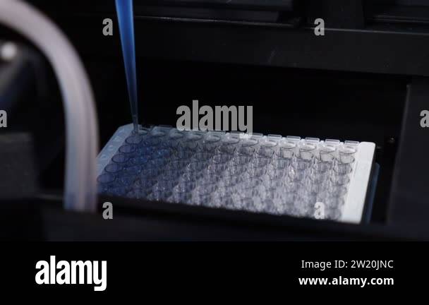 Health concept. Professional medical device does human blood analysis ...