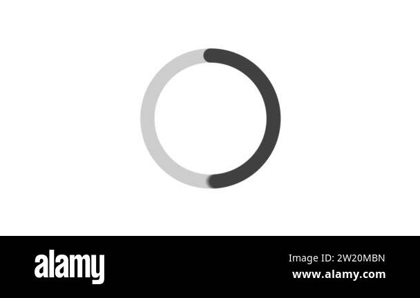 Loading Circle on white screen, Dots fading loading animation. 4K Video loading Stock Video ...