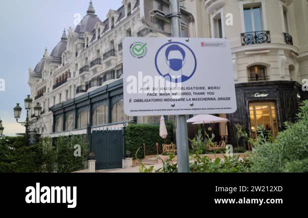 Monte-Carlo, Monaco - September 22, 2020: 8K Protective Face Mask ...