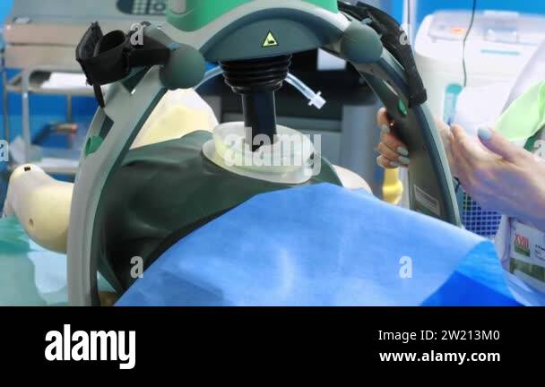 apparatus for automatic heart massage. The mechanism does a heart ...