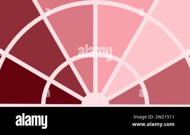 Circular object type fan of various colors that rotates clockwise, with ...