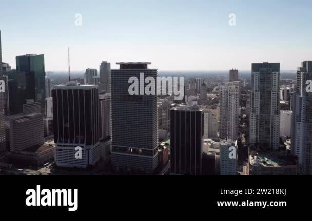 Side view aerial flight downtown Stock Videos & Footage - HD and 4K ...