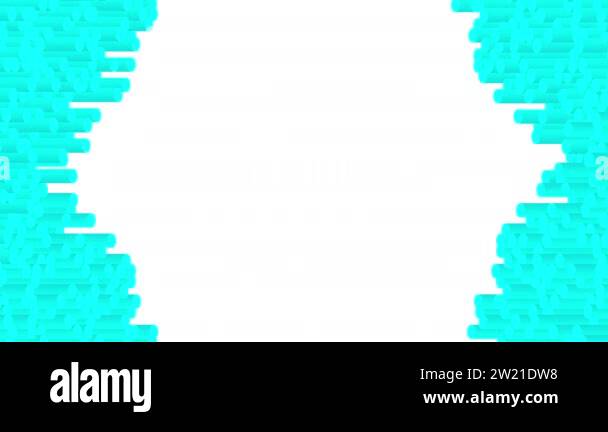 Cylinder bar 3D virtual isometric shuffle wave pattern, Blockchain ...