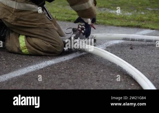 Fire hose connection valves Stock Videos & Footage - HD and 4K Video ...