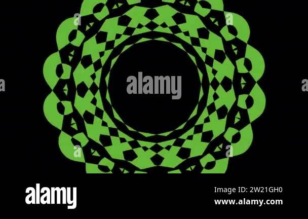 Graphic object that appears in the center and increases in size, until ...