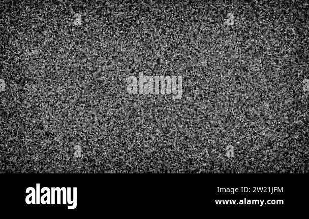 Pixelated TV Static Screen. Old Fashioned No Signal or Lost Signal ...