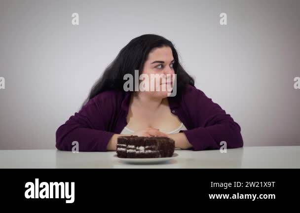 Fat woman eating chocolate Stock Videos & Footage - HD and 4K Video ...