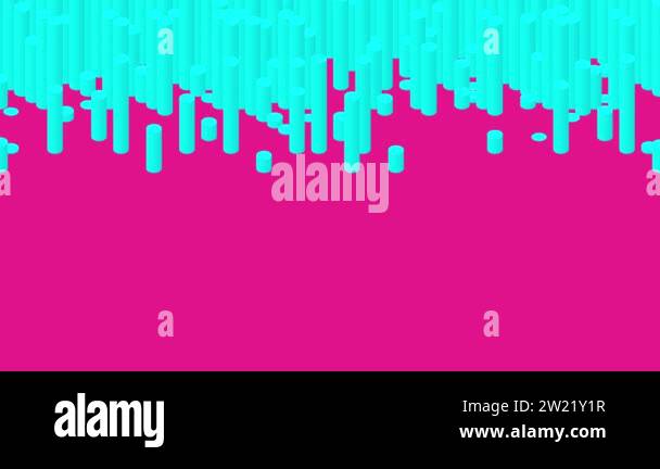 Cylinder bar 3D virtual isometric shuffle wave pattern, Blockchain ...