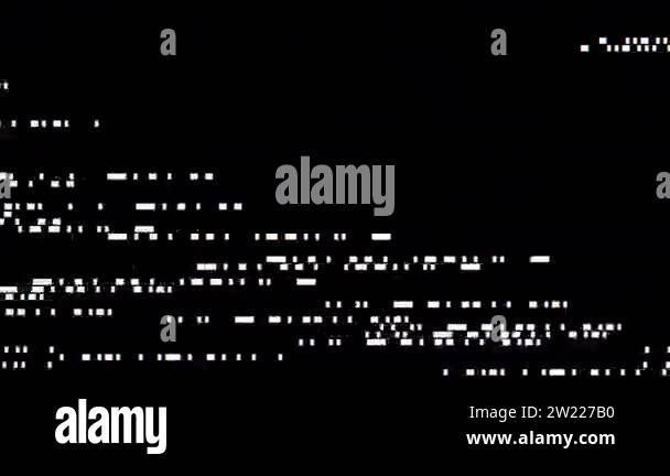 Glitch Boxes Tech 8-Bit Retro Overlay Mask Moving Across Frame Hacker ...