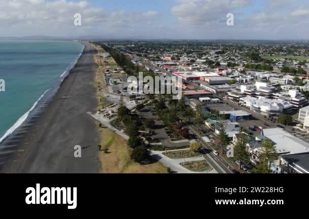 Napier, North Island / New Zealand - December 29, 2019: Napier, which ...