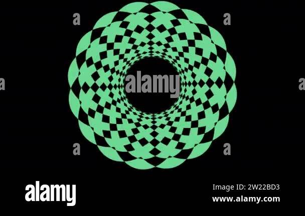 Graphic object that appears in the center and increases in size, until ...