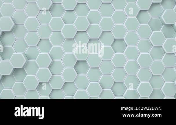 Hexagonal moving looping background. Animated hexagons, honeycomb ...