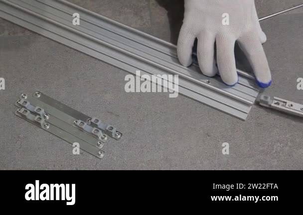 Man hands assembling furniture wardrobe Stock Videos & Footage - HD and ...