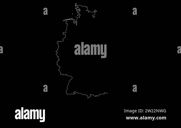 Outline map germany geographic Stock Videos & Footage - HD and 4K Video ...