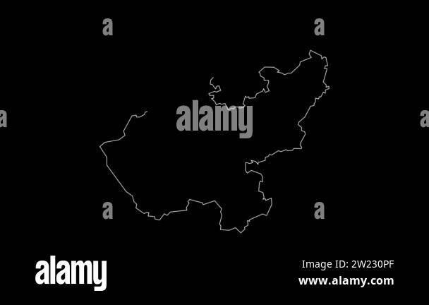 Jalisco state outline map Stock Videos & Footage - HD and 4K Video ...