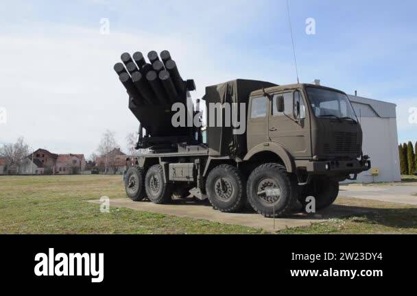 Self propelled multiple rocket launcher Stock Videos & Footage - HD and ...