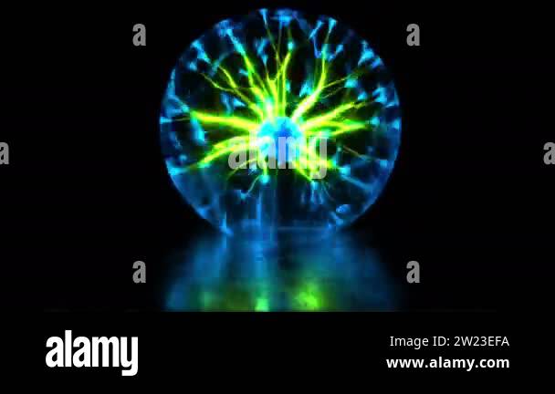 Plasma ball discharge lamp with high voltage lightning. Experiments ...