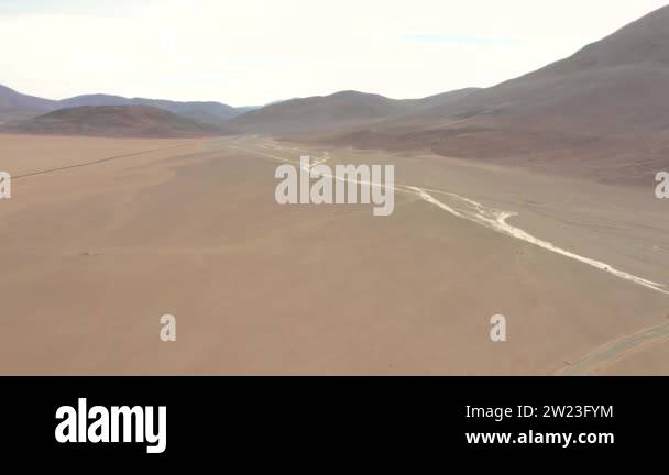 Exploring Atacama Desert vast dry extensions in the driest area of this ...