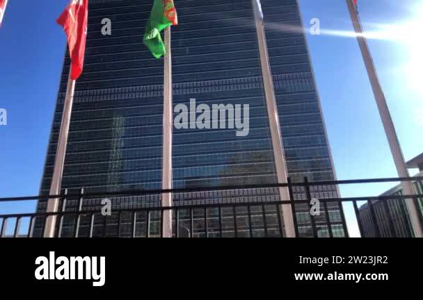 Headquarters united nations secretariat building Stock Videos & Footage ...