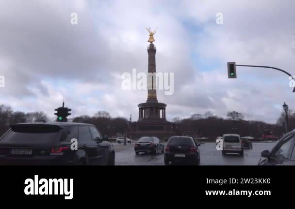 Berlin, Germany - March 2, 2020: The Victory Column (German: Siegessule ...