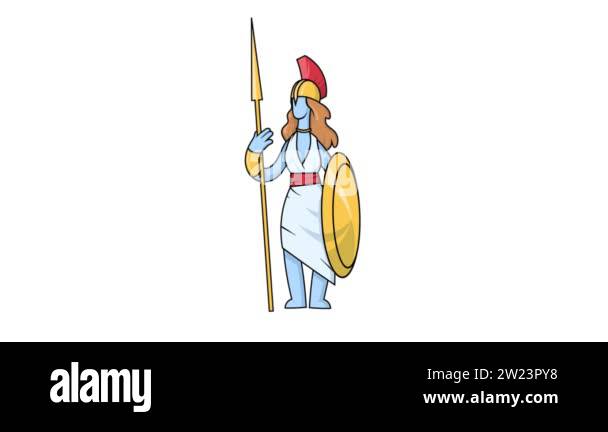 Ancient greek goddess athena Stock Videos & Footage - HD and 4K Video ...