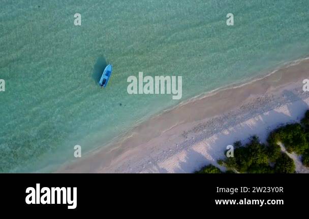 Summer texture of exotic bay beach voyage by turquoise ocean with white ...