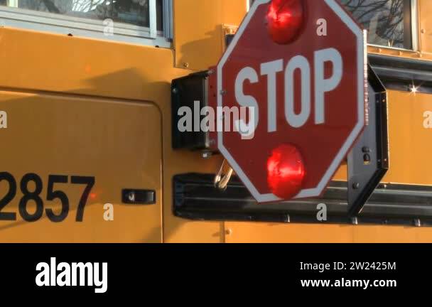 Stop sign school bus Stock Videos & Footage - HD and 4K Video Clips - Alamy