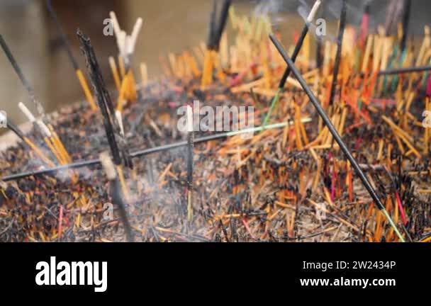 Many aromatic incense sticks Stock Videos & Footage - HD and 4K Video ...