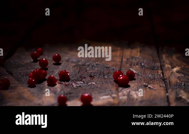 Dark red dried cranberries Stock Videos & Footage - HD and 4K Video ...
