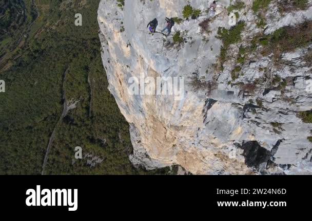 Man base jumping from cliff Stock Videos & Footage - HD and 4K Video ...