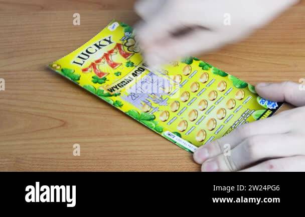 Lotto scratch card Stock Videos & Footage - HD and 4K Video Clips - Alamy