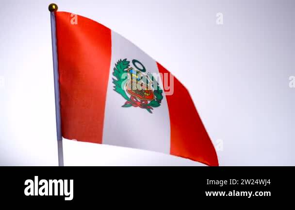 Beautiful peruvian flag waving Stock Videos & Footage - HD and 4K Video ...
