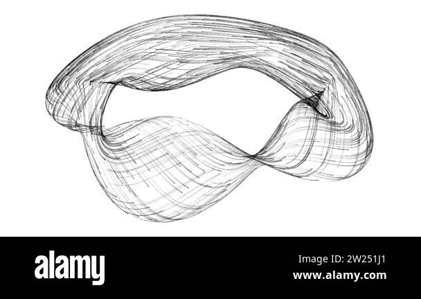 Drawing Complex 3d Model of Threaded Higher Dimensions Morphed Shape ...