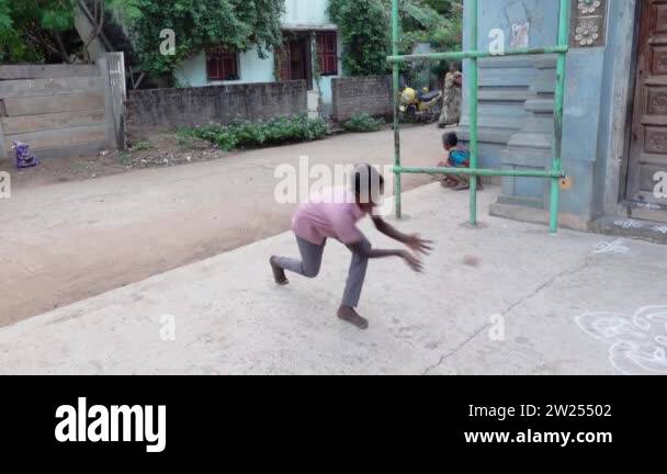 Kids playing baseball street Stock Videos & Footage - HD and 4K Video ...