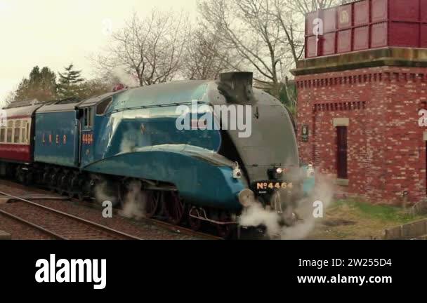 Preserved steam locomotive Bittern heads the Cumbrian Ranger out of ...
