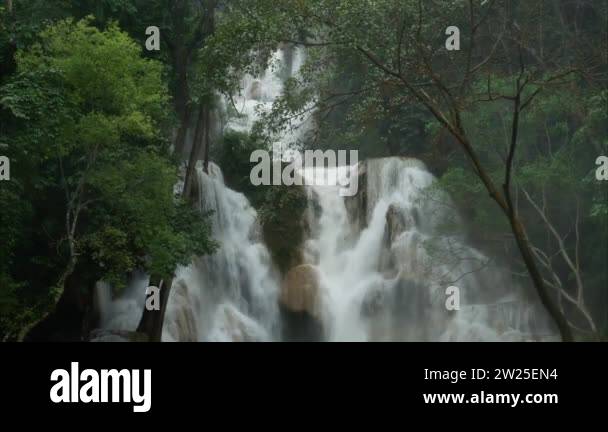 Waterfalls in tropical rain Stock Videos & Footage - HD and 4K Video ...