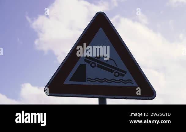 Car falling into water road sign Stock Videos & Footage - HD and 4K ...