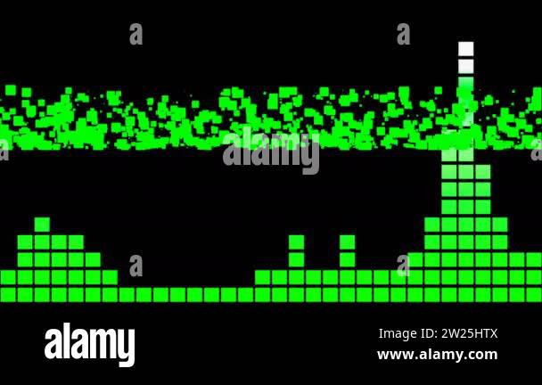 Audio Equalizer bars design sound waves animated disco graphic motion ...