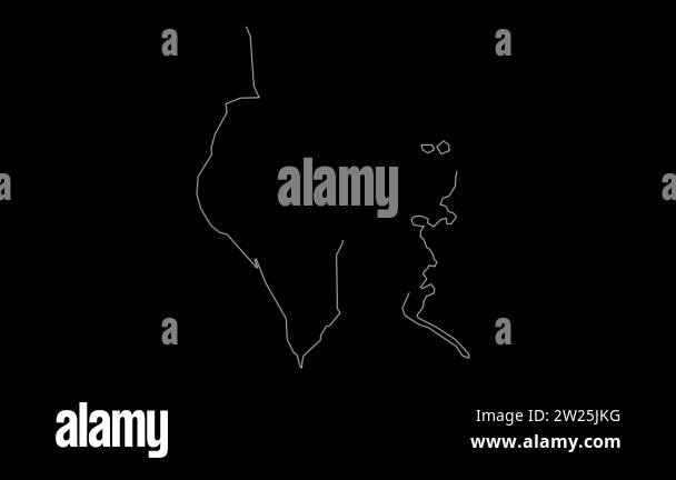 Southern outline map Stock Videos & Footage - HD and 4K Video Clips - Alamy