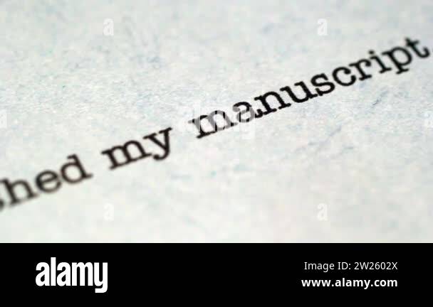 Manuscript writing Stock Videos & Footage - HD and 4K Video Clips - Alamy