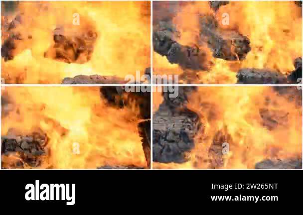 Four flame Stock Videos & Footage - HD and 4K Video Clips - Alamy