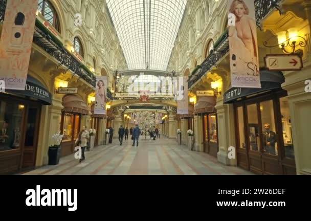 Department store inside corridor Stock Videos & Footage - HD and 4K ...