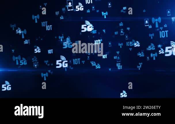 5g Mobile Communications Iot Data Transmission And Digital Wireless